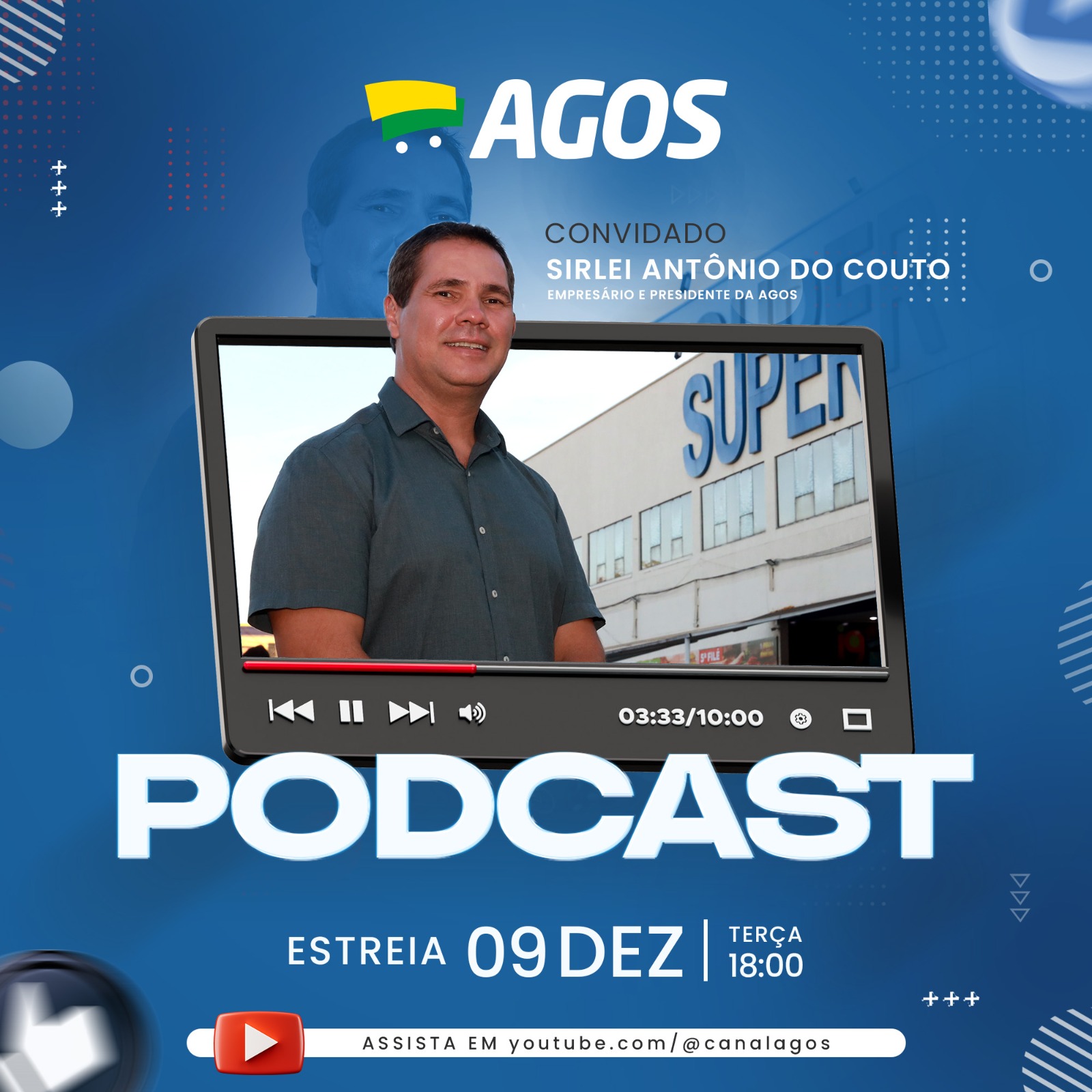 Podcast da Agos estreia com episódio sobre a trajetória do presidente ...
